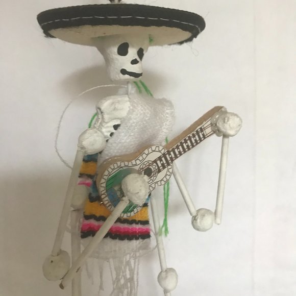 Accents | Skeleton Esqueleto Ranchero Wearing Sombrero Hat | Poshmark